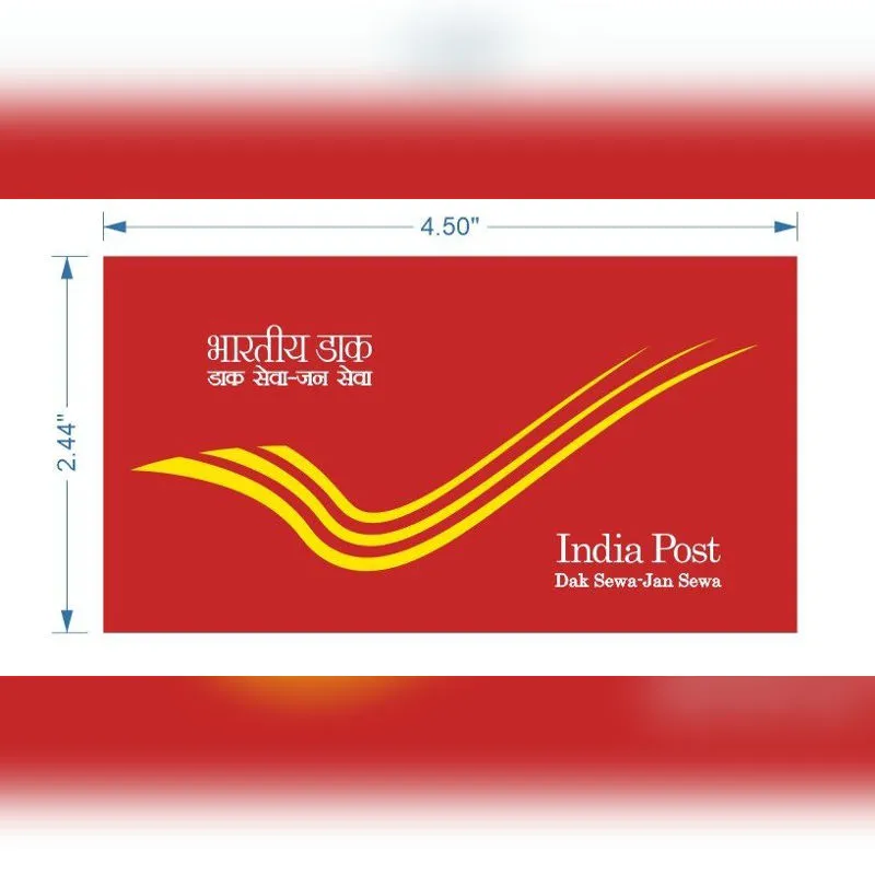 India Post New Logo Sticker Red – Bike & Car - postalstaff.com