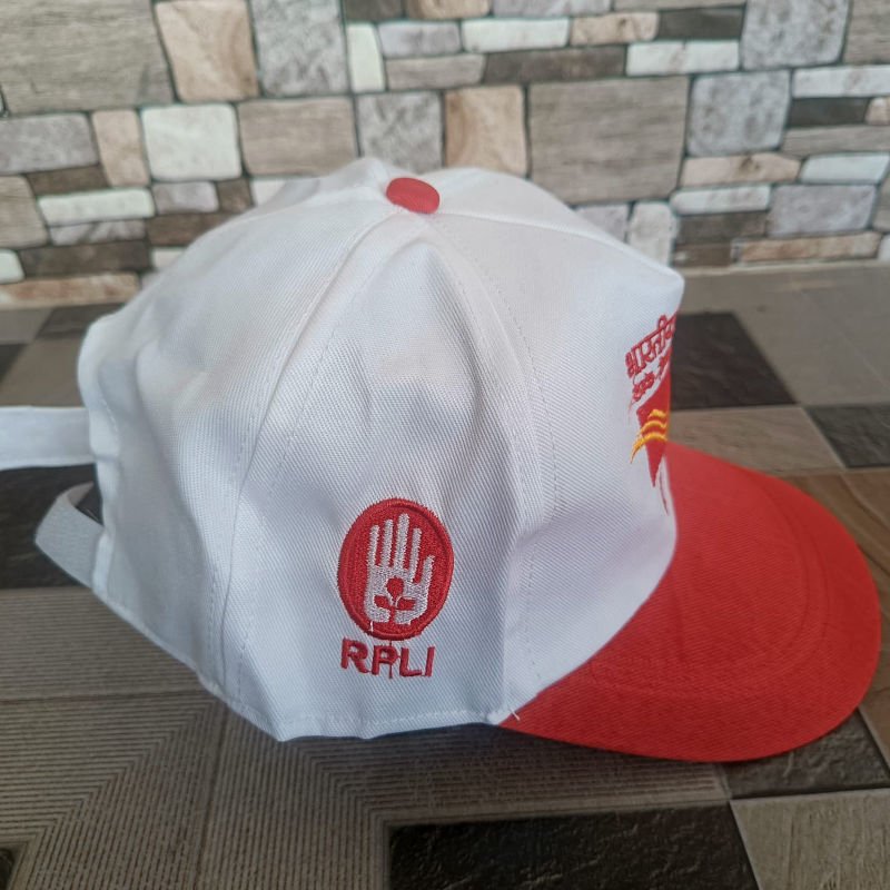 India Post PLI RPLI Cap - White & Navy Blue - postalstaff.com